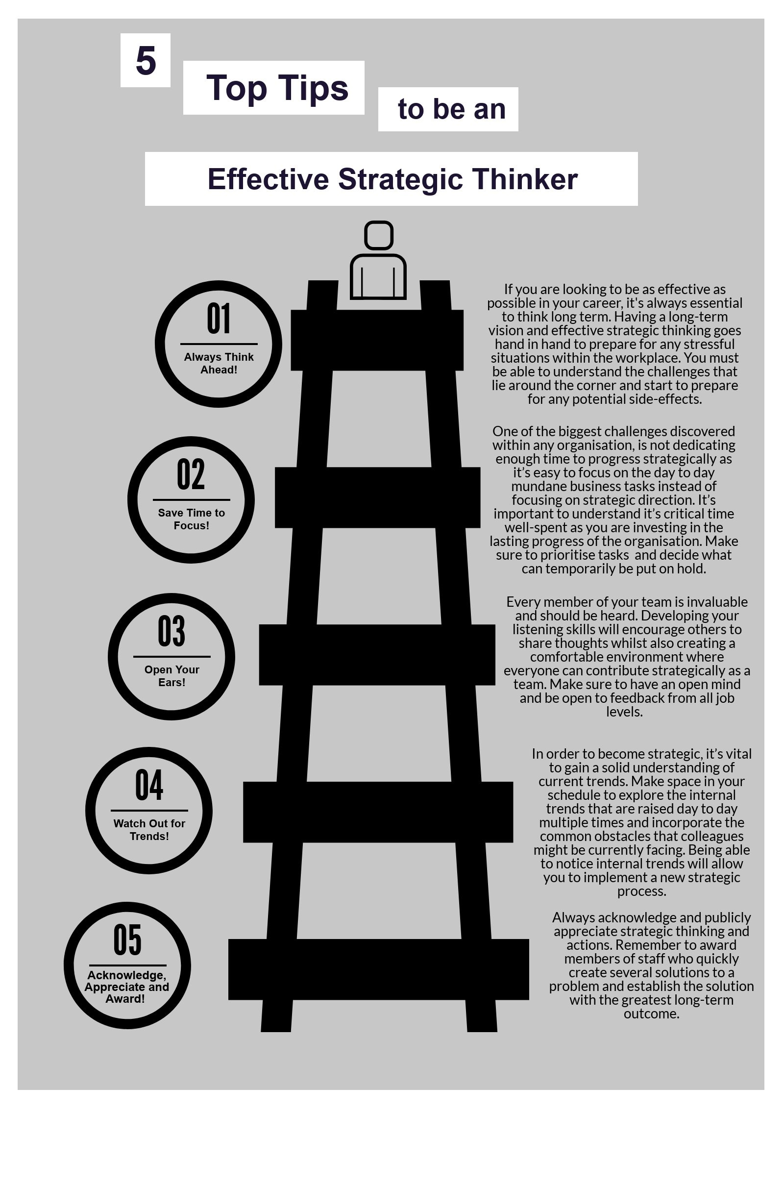 5 Top Tips to be an Effective Strategic Thinker